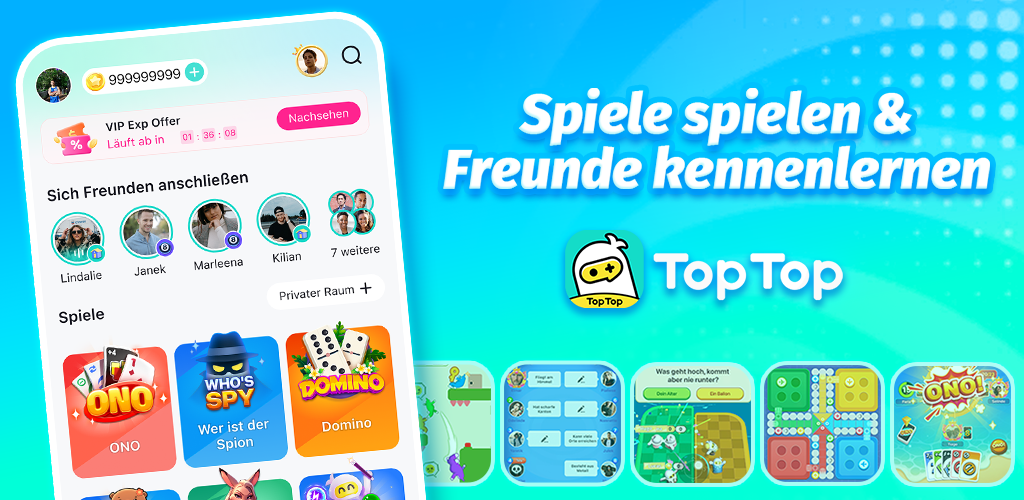TopTop : Spiele & Chat kostenlos am PC spielen, so geht es!