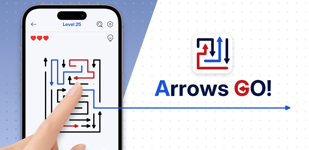 Arrows GO! - Pfeil-Rätsel kostenlos am PC spielen, so geht es!